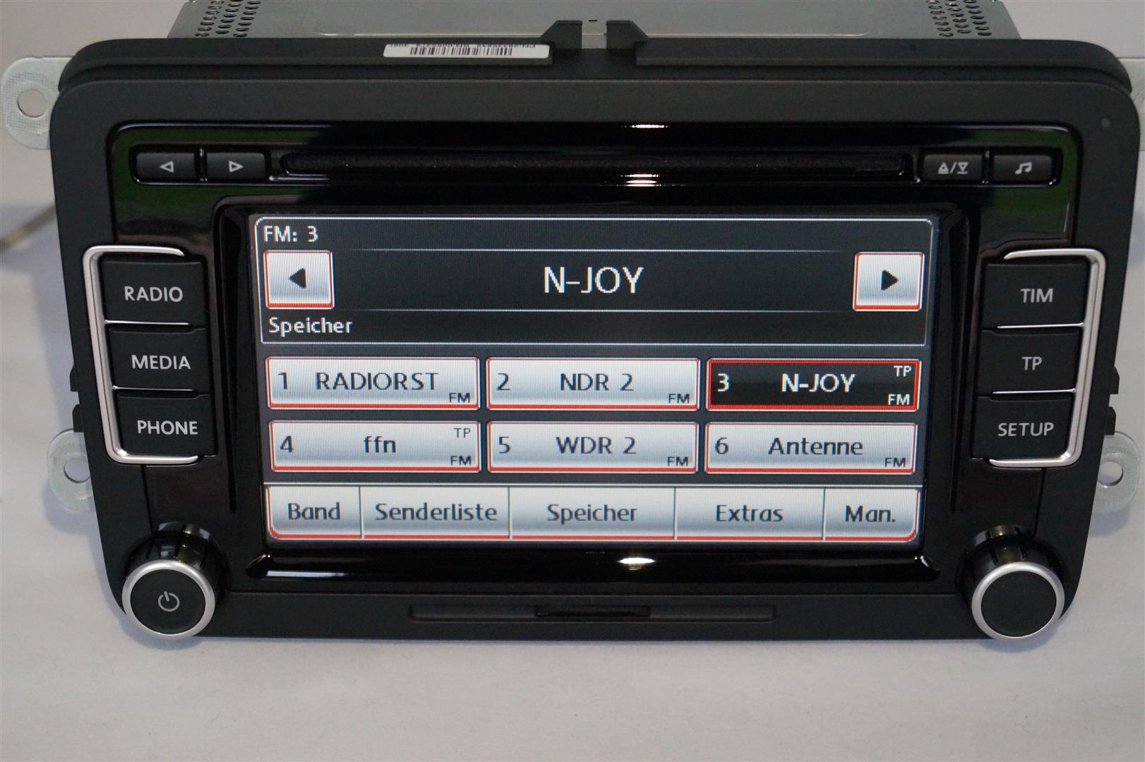 Original VW Car Radio Rcd 510 3c8 035 195 F Model year 2014 from the ...